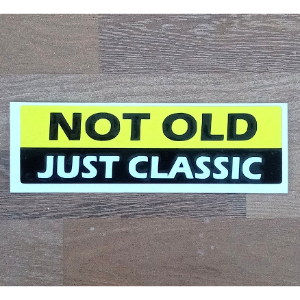 Jual stiker not old just classic JDM 90an 90s cutting sticker | Shopee ...