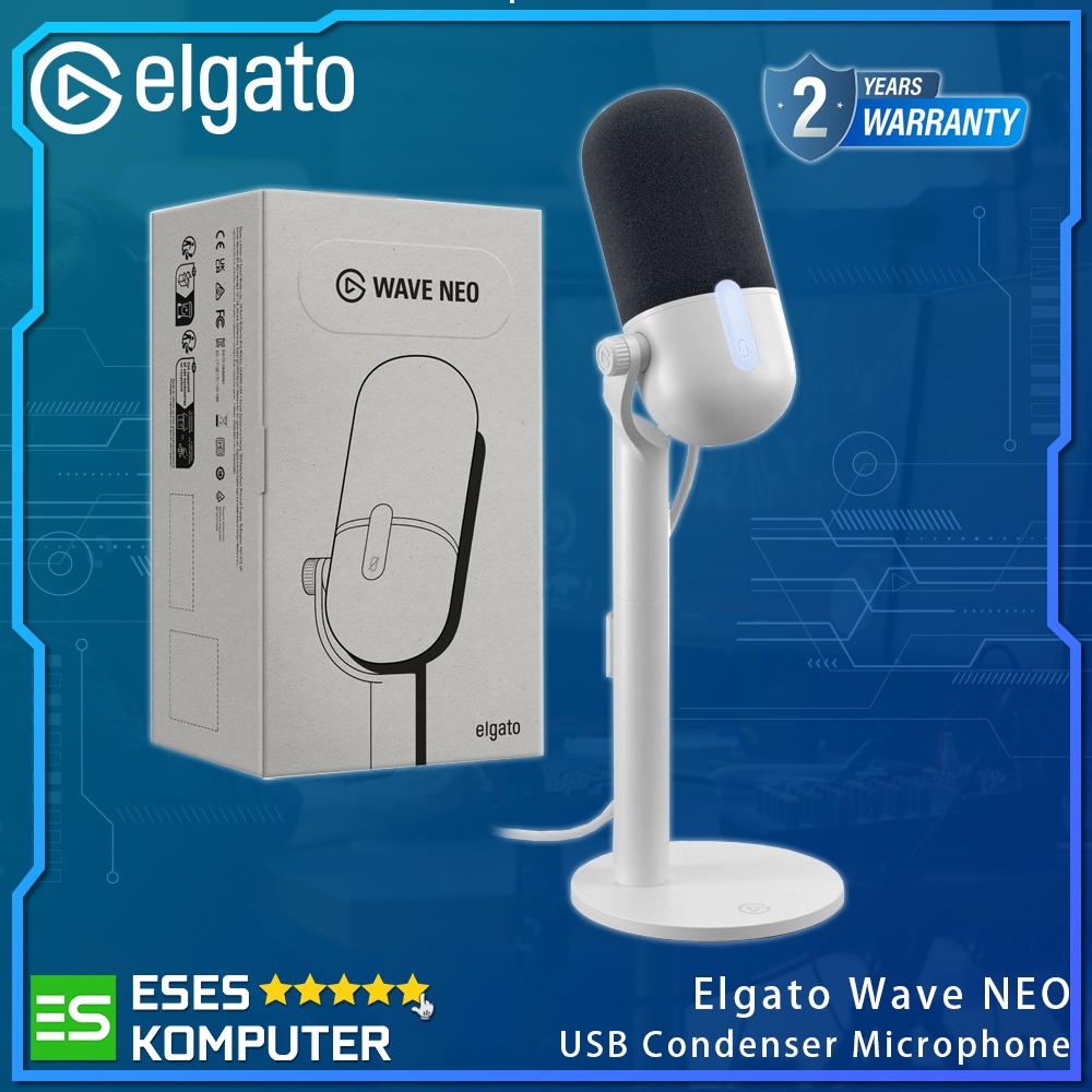 Jual Elgato Wave Neo | USB Condenser Microphone | Shopee Indonesia