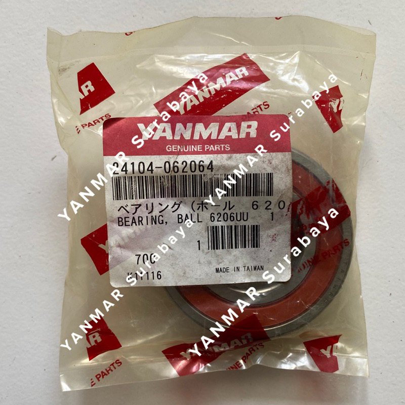 Jual Bearing 6206UU Original Yanmar 24104-062064 (Laker rumah conveyor ...