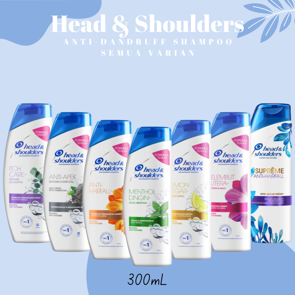Jual Shampoo Head & Shoulders 300ML PROMO ALL VARIAN - Head & Shoulders Shampoo 300 ML | Shopee ...