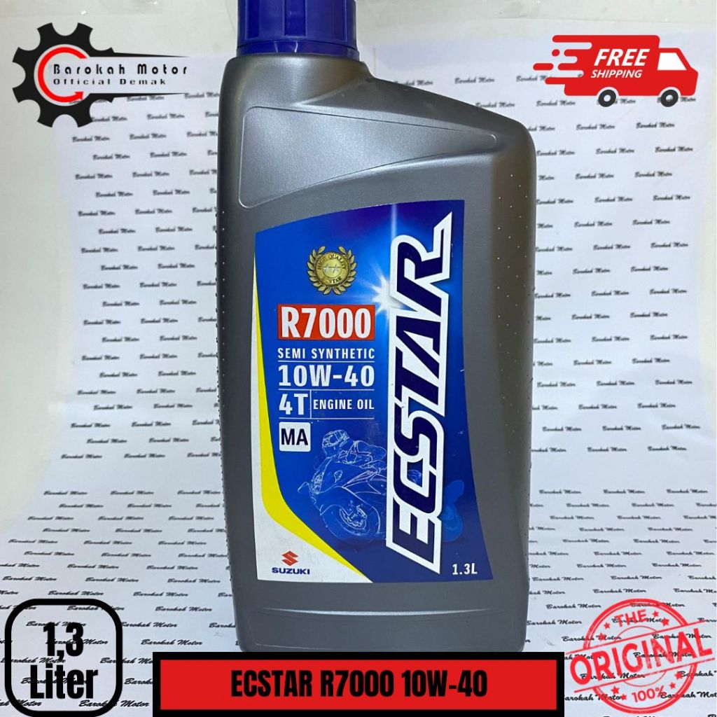 Jual OLI SGO ECSTAR R7000 10W-40 1,3L GSX SAT FU INJEKSI | Shopee Indonesia