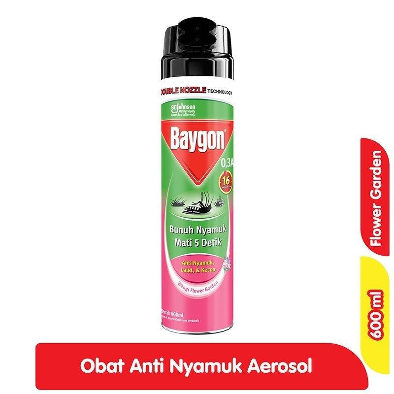 Jual Baygon Aerosol 600ml / Baygon Spray 600ml | Shopee Indonesia