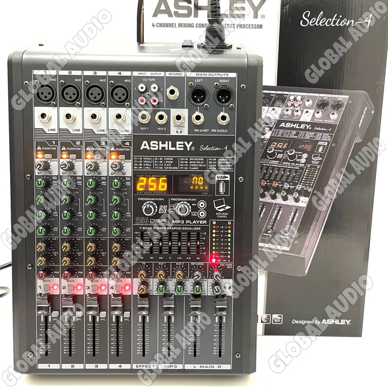 Jual Mixer Audio Ashley Selection 4 4Channel Original Bluetooth Recording Mixer Audio Sounsistem ...