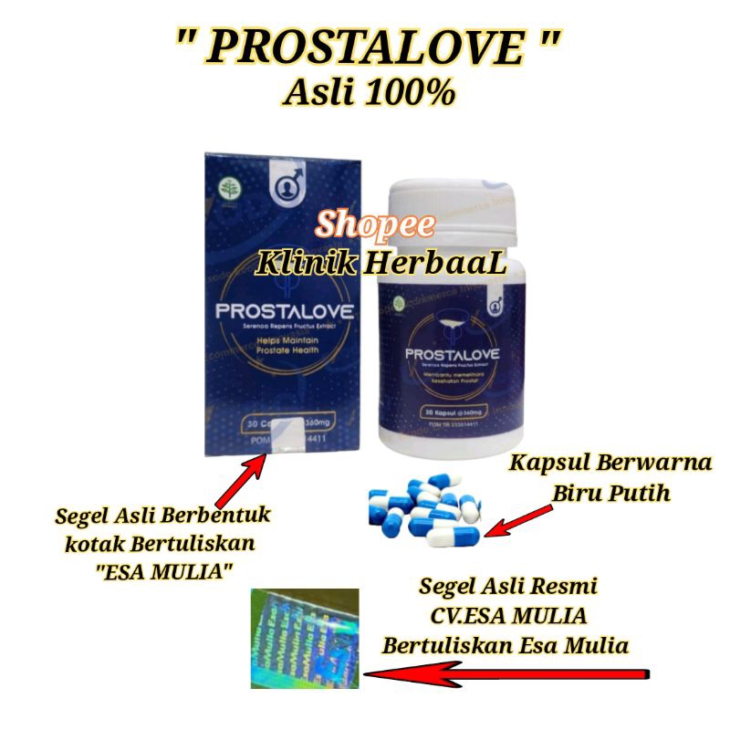 Jual PROSTALOVE Obat Prostalove Asli Original Bergaransi Resmi Herbal ...