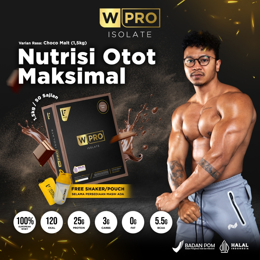 Jual FITlife WPRO ISO Whey Protein Isolate 3.3 lbs 1500 gram Suplemen ...