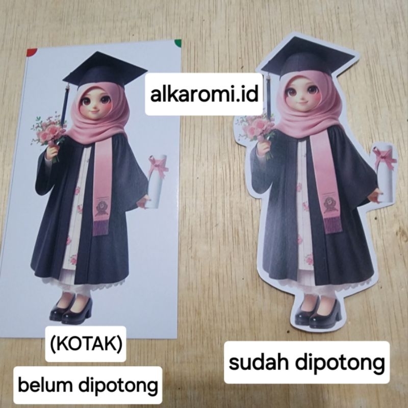 Jual EXTRA JUMBO 15cm Topper Wisuda Pelengkap Buket | Shopee Indonesia