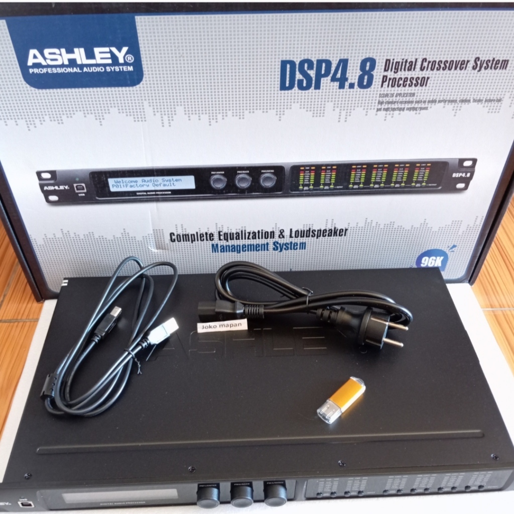 Jual Speaker management Ashley DSP 4.8 original ashley 4 input 8 output | Shopee Indonesia