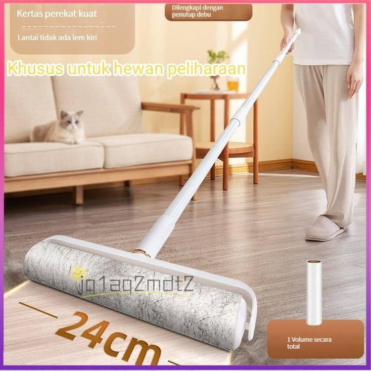 Jual Sticky Roll Pembersih Bulu Kucing Lint Roll Dapat dirakit pegangan ...