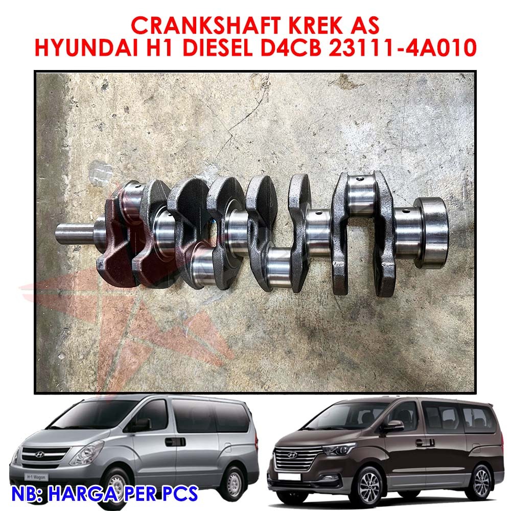 Jual KOR AAS. HYUNDAI H1 STAREX CRANKSHAFT HYUNDAI H1 DIESEL KREK ASS ...