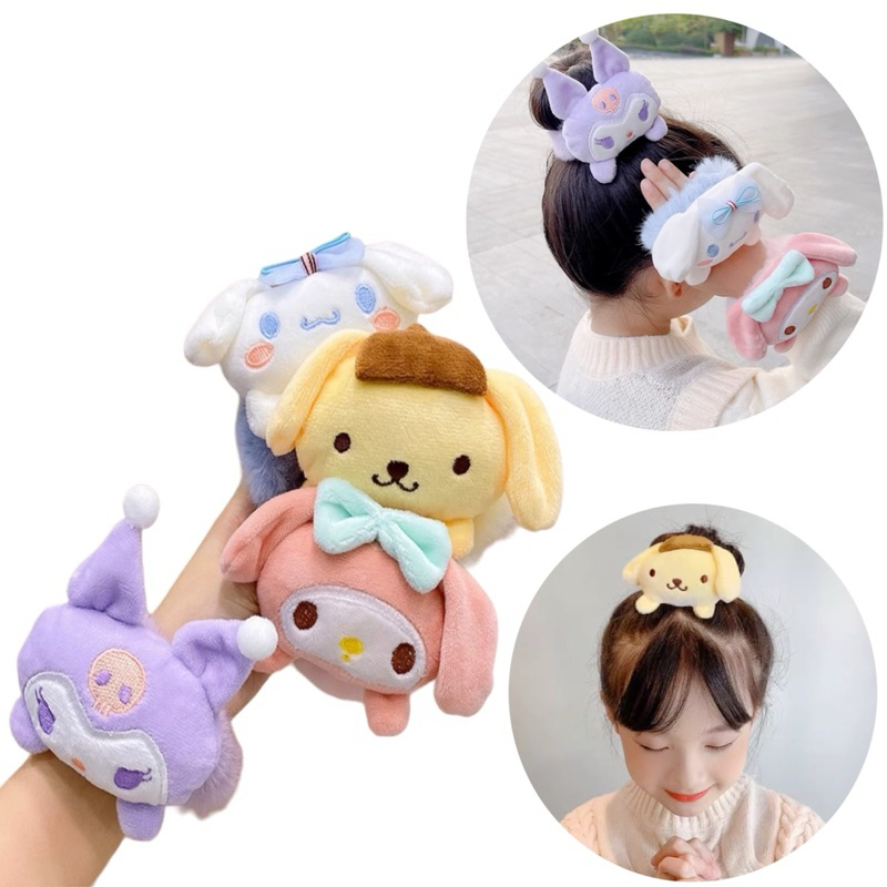 Jual Ikat Rambut Scrunchie Karakter Sanrio Lucu Kunciran Rambut ...