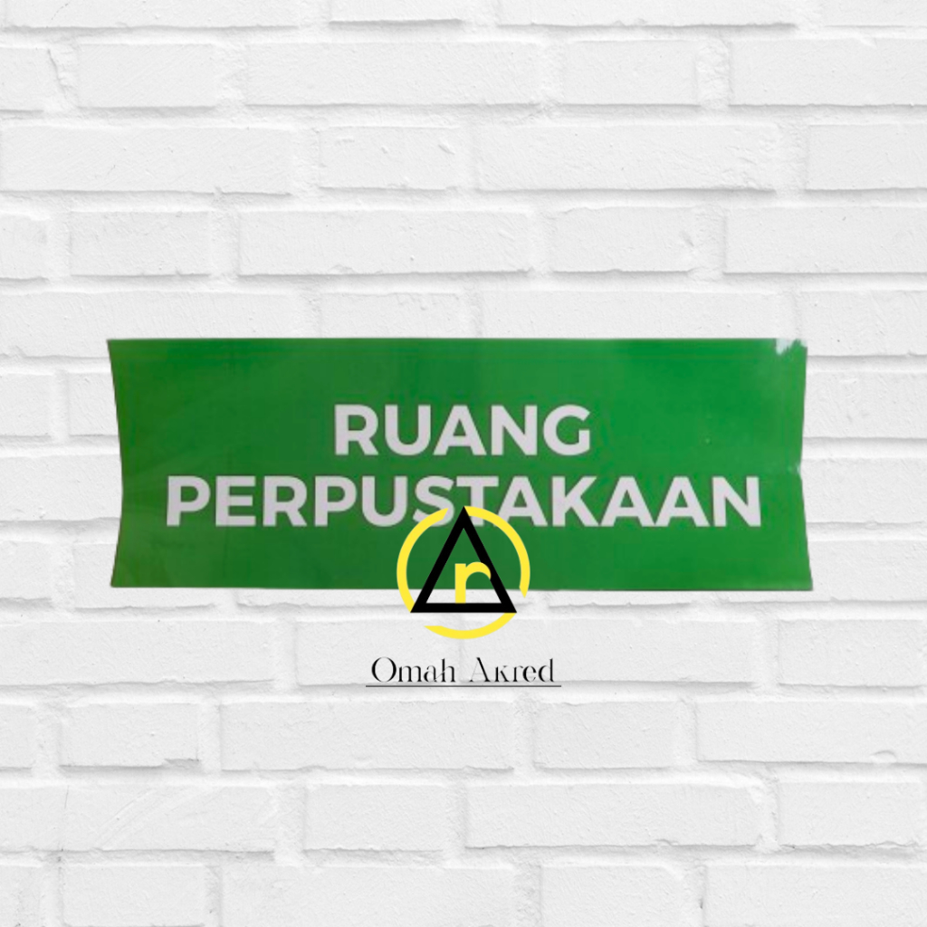 Jual Stiker Ruang Perpustakaan - Library - Nama Ruang Perpus | Shopee ...