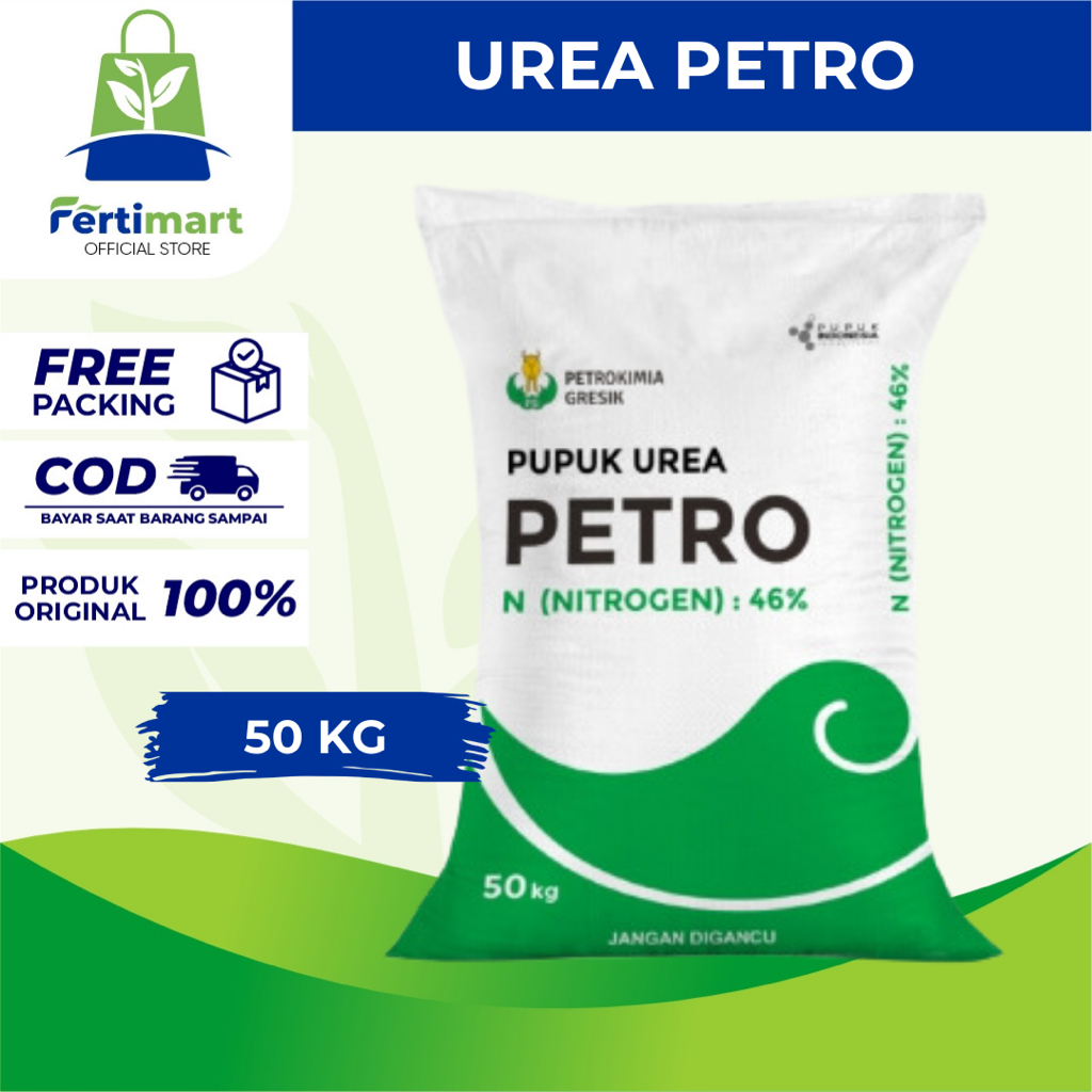 Jual Fertimart - Pupuk Urea Petro 50 kg Non Subsidi Pupuk Nitrogen ...
