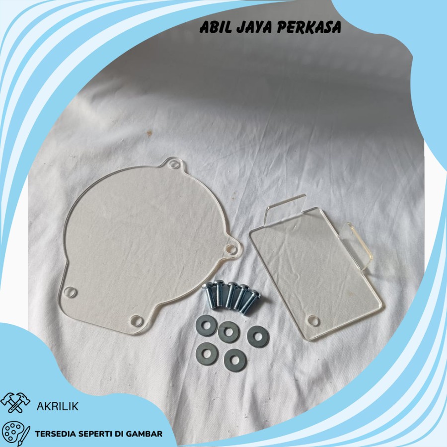 Jual COVER CVT AEROX OLD AKRILIK TUTUP COVER CVT AEROX OLD FREE BAUT ...