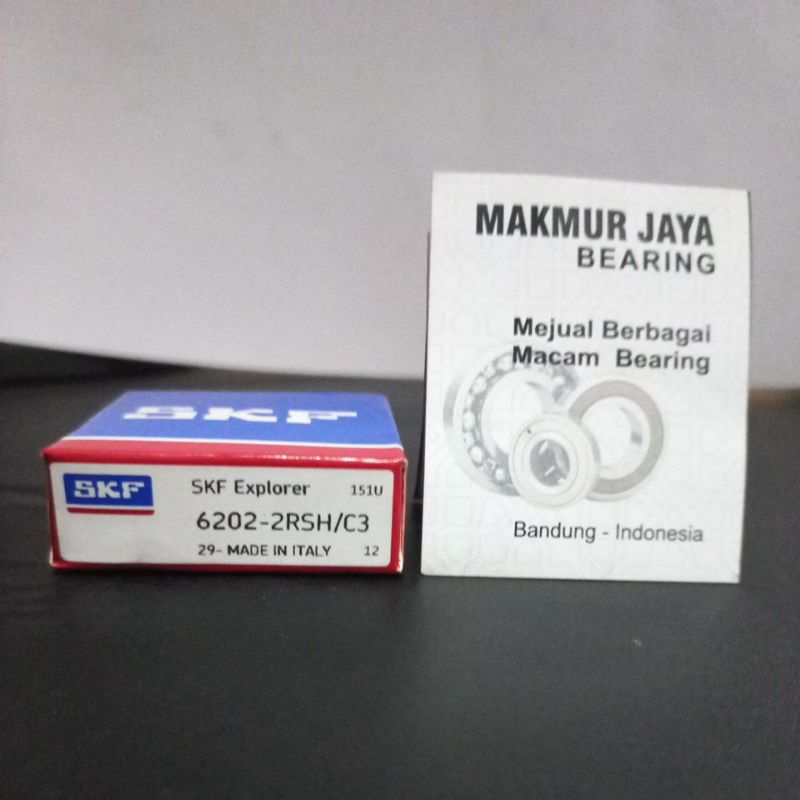 Jual BEARING 6202 2RSH C3 / 6202 2RS C3 SKF ITALY | Shopee Indonesia