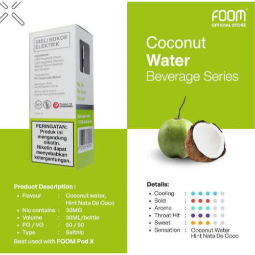 Jual LIQUID FOOM BEVERAGE SERIES SALTNIC 30ML | Shopee Indonesia