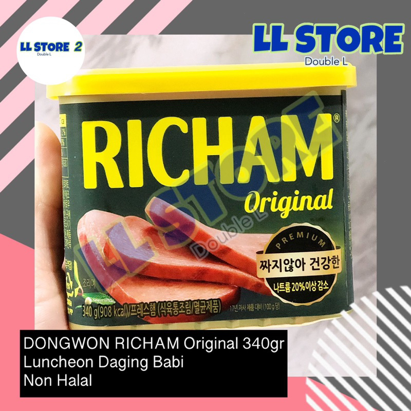 Jual DONGWON Richam Luncheon Daging Babi 340gr | Spam Korea | Shopee ...