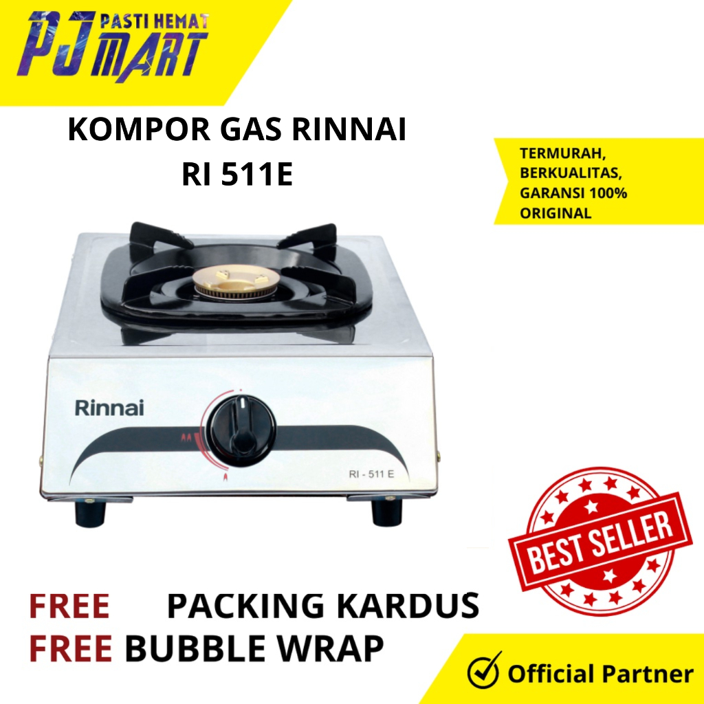 Jual Kompor Gas 1 Tungku Rinnai RI 511E | Shopee Indonesia