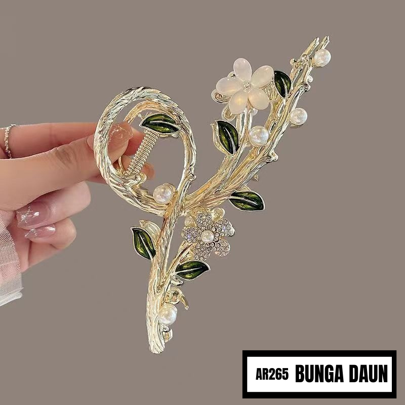 Jual Jepit Rambut Motif Bunga Jedai Jepit Salon Fashion Hair Claw ...