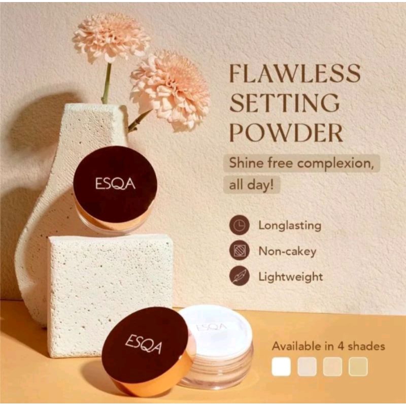 Jual ESQA FLAWLESS SETTING POWDER/BEDAK TABUR | Shopee Indonesia