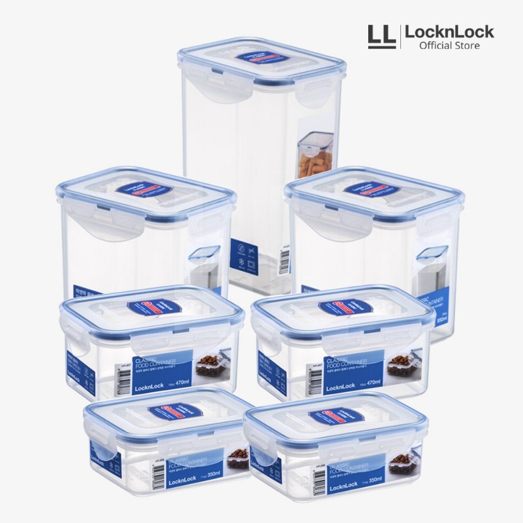Jual LocknLock Classic Special Gift Set Isi 7 Pcs - HPL809BS | Shopee ...