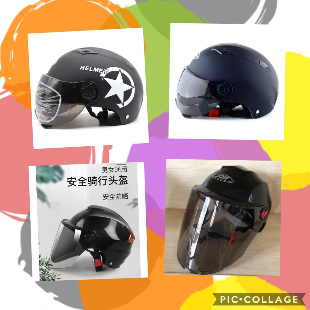 Jual Taffsport Zoro Helm Sepeda Listrik Helm Motor Listrik Visor Half ...