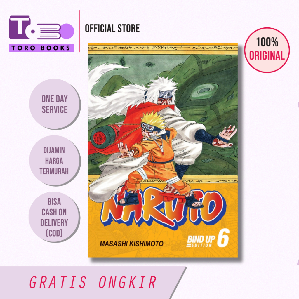 Jual KOMIK SERI : Naruto Bind Up Edition - MASASHI KISHIMOTO | Shopee Indonesia