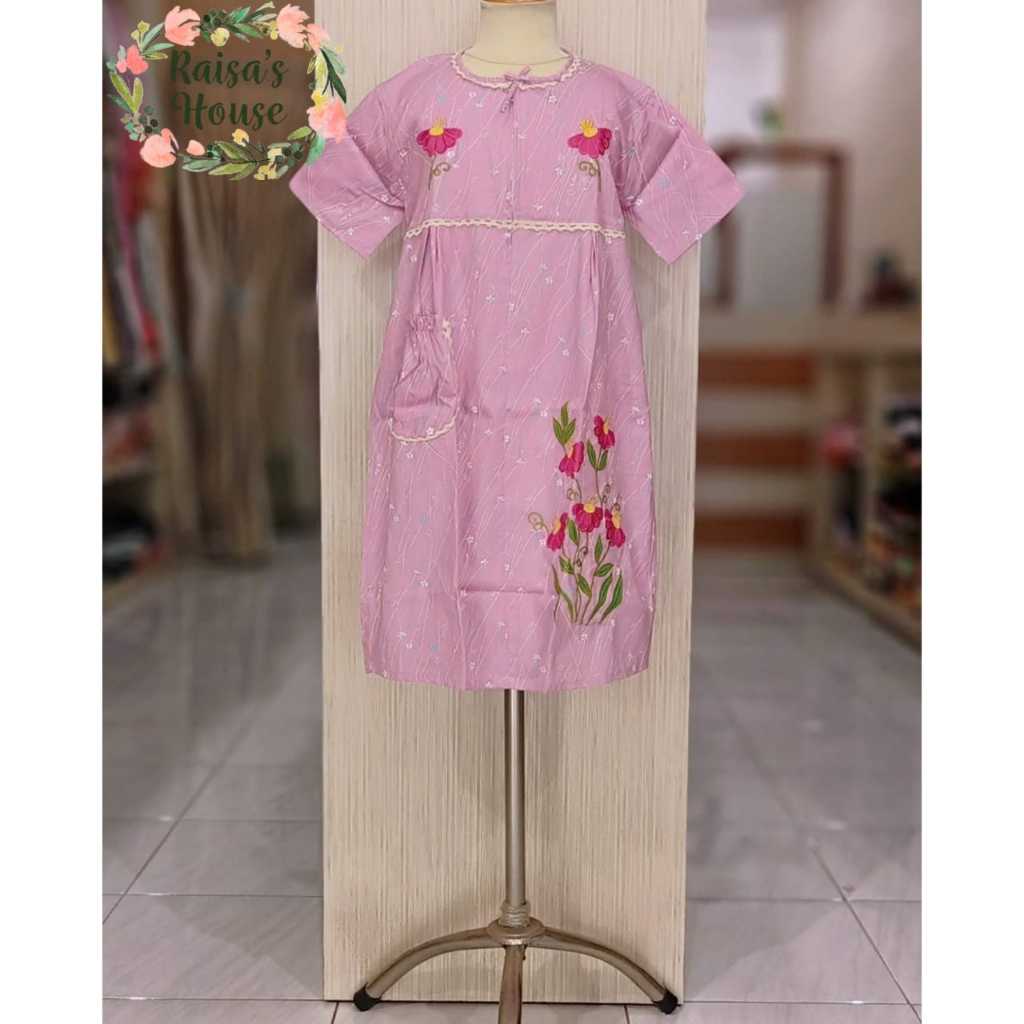 Jual DASTER PENDEK ANAK BORDIR KHAS MALANG | CHARM PINK | Shopee Indonesia