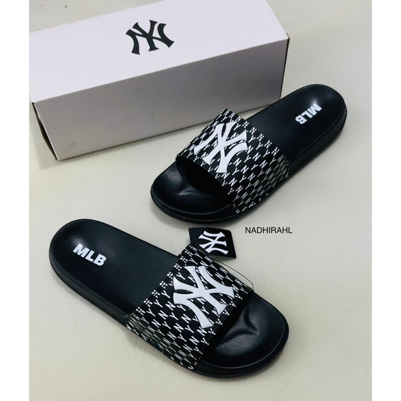 Jual SANDAL SLOP NY mlb || sandal slip-on pria&wania KUALITAS PREMIUM ...