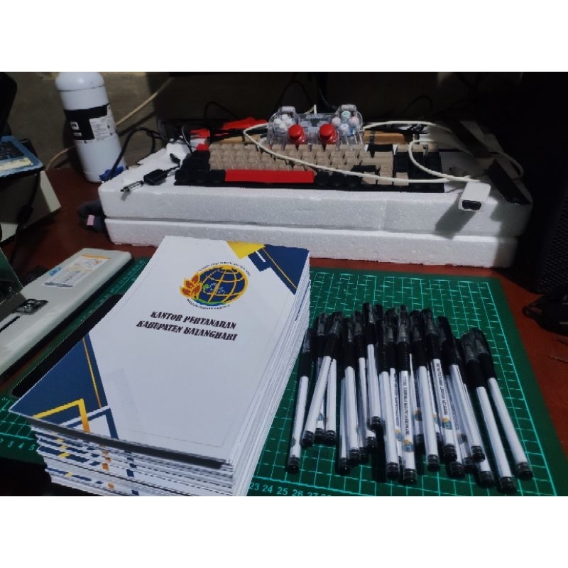 Jual Block Note Custom A5 isi 100 Lembar | Seminar Kit | Pulpen Promosi ...