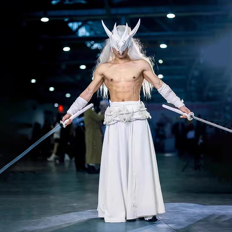 Jual Yone Cosplay Costumes Game LoL The Unforgotten Yone Role Play ...