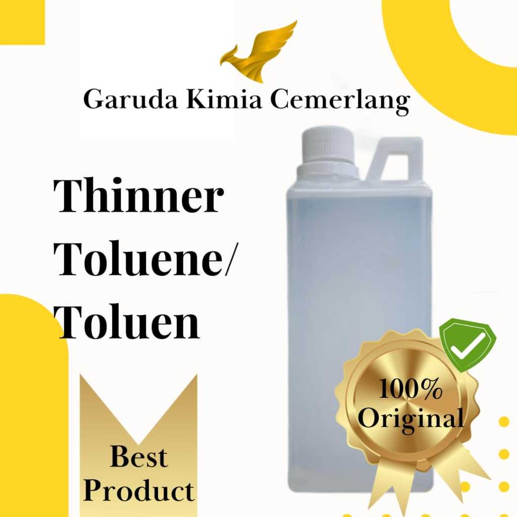 Jual Thinner TL 1 Liter - Solvent - Thinner Toluen - Lacquer Thinner ...