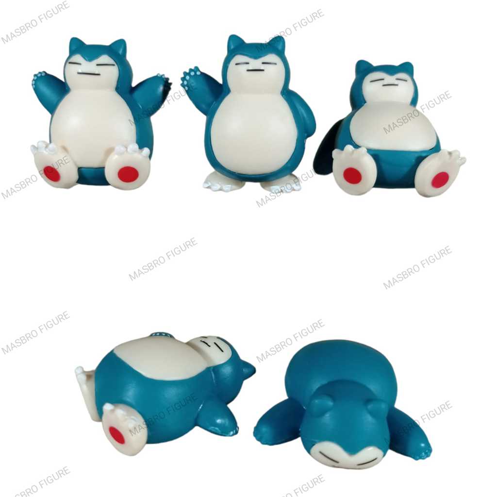 Jual Action Figure Pokemon SNORLAX Set isi 5 pcs Statue | Shopee Indonesia
