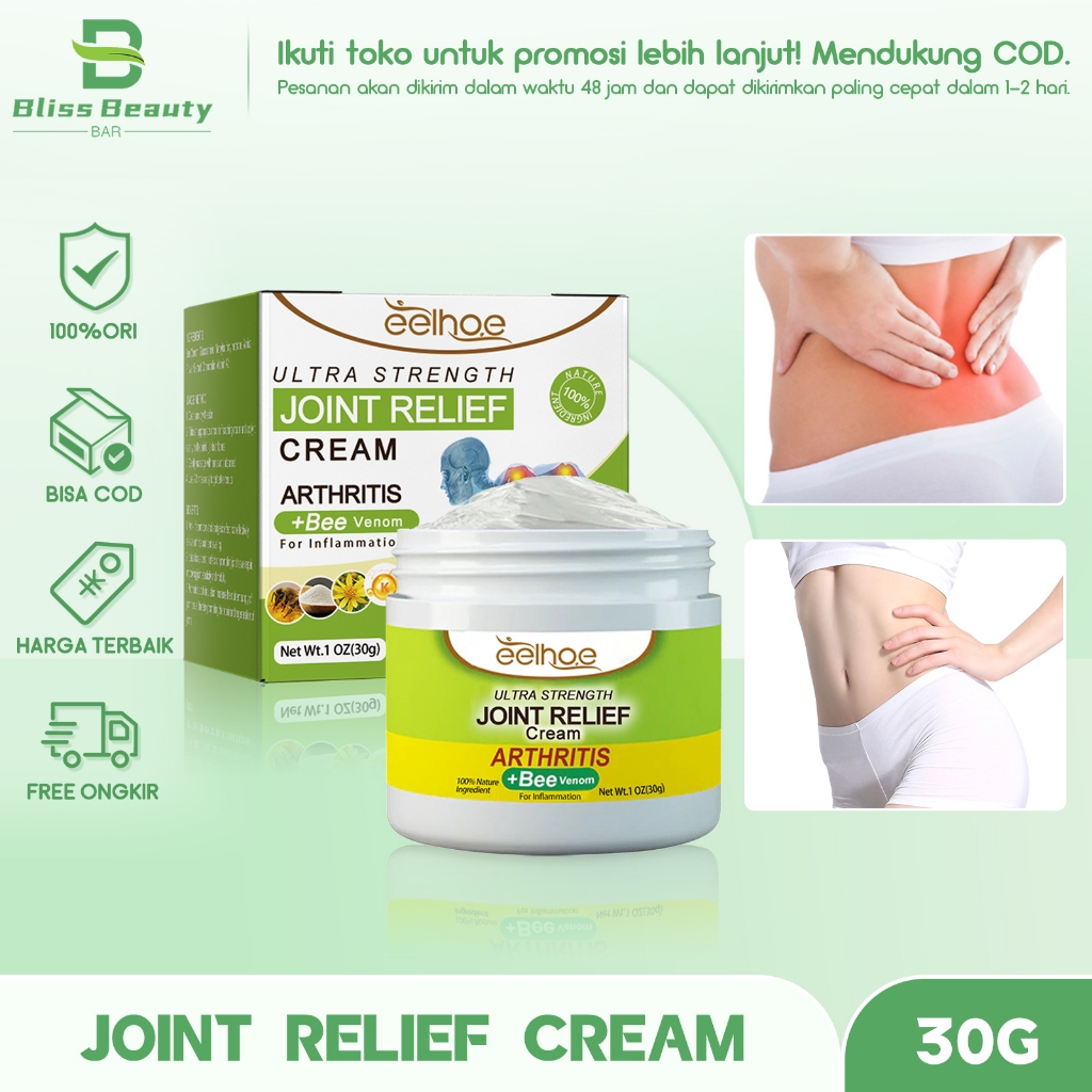 Jual 【100% ORI】EELHOE Joint Relief Cream 30g - Krim Pereda Nyeri Sendi ...