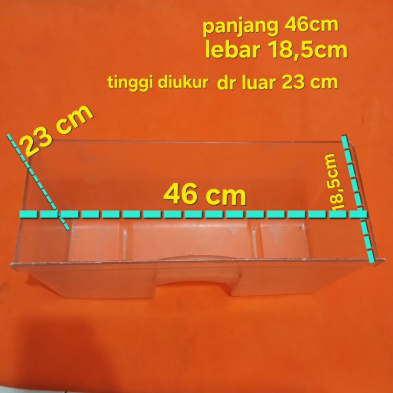 Jual RAK KULKAS/tatakan/WADAH/TEMPAT SAYUR BAGIAN BAWAH. | Shopee Indonesia