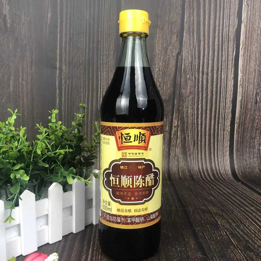 Jual Heng Shun Brown Rice Vinegar 500 ml | Cuka Hitam 500 ml 恒顺香醋 ...