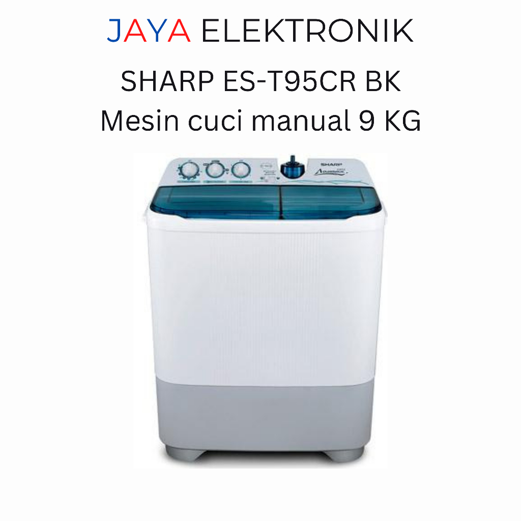 Jual Mesin Cuci SINGKAWANG 2 Tabung SHARP ES-T95CR BK/PK/VK Kapasitas 9 Kg | Shopee Indonesia