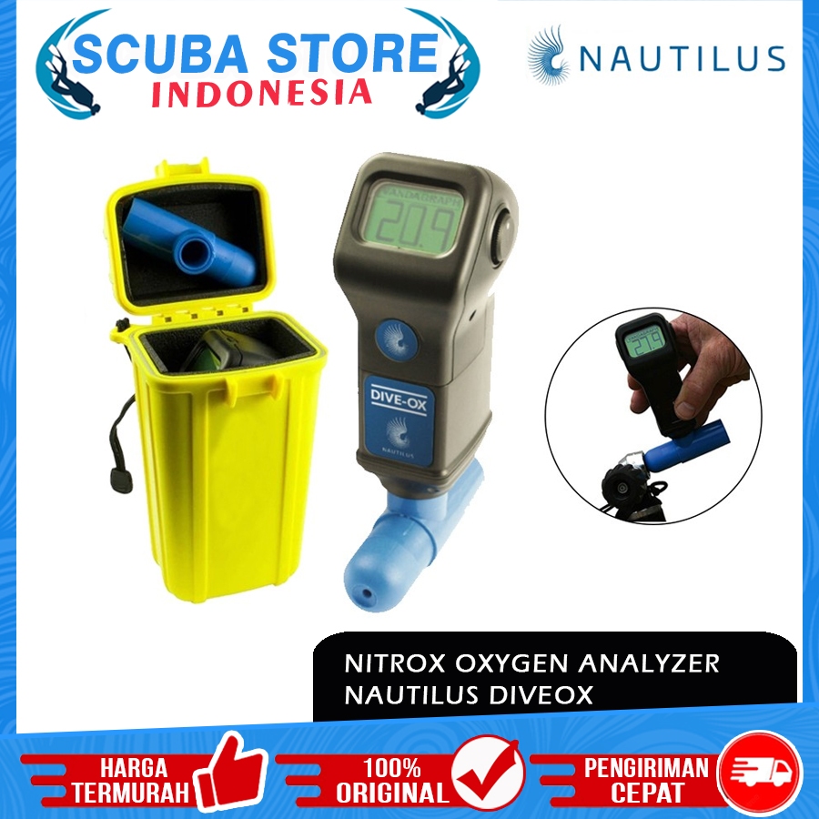 Jual Nitrox Oxygen Analyzer Nautilus Diveox O2 Sensor Pengukur Kadar ...