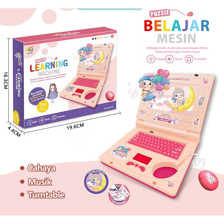 Jual Mainan Laptop Anak Learning Machine Notebook Laptop Mainan Edukasi ...