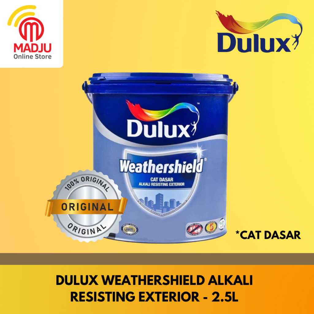 Jual Dulux Weathershield Cat Dasar Alkali Resisting Exterior 2 5liter