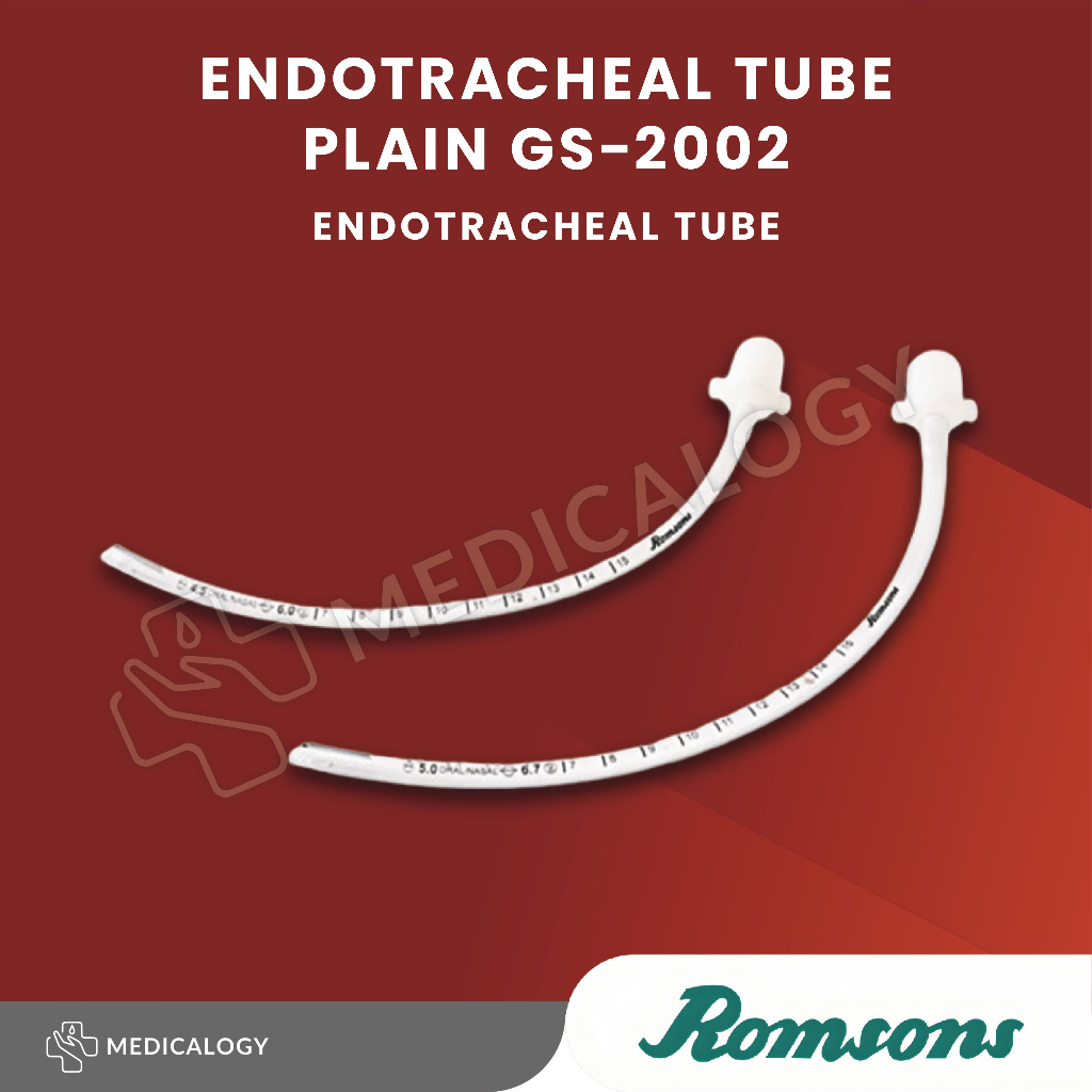 Jual Endotracheal Tube Plain GS-2002 Romsons | Shopee Indonesia