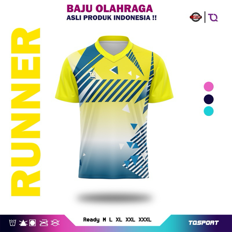 Jual TQ Jersey Ultima Baju Running Kaos Olahraga Lari Pria Wanita ...