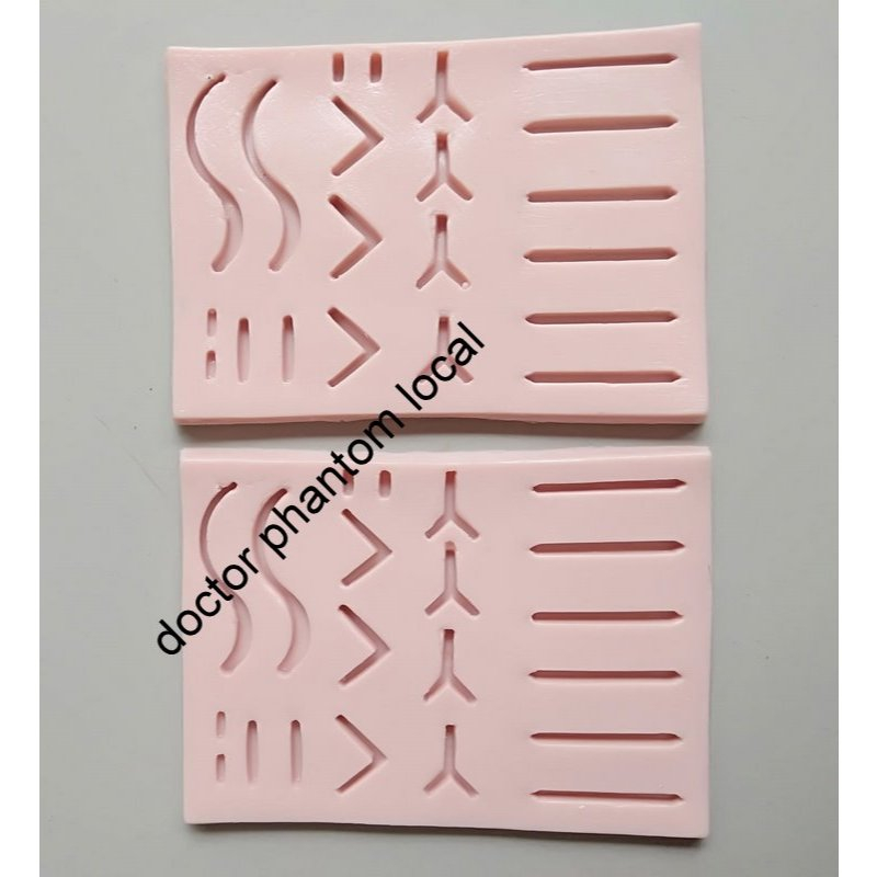 Jual Phantom kulit silikon Hecting pad | Latih Jahit Luka Medis BEST ...