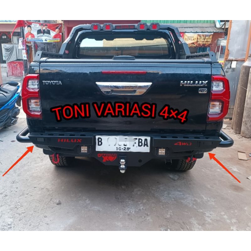 Jual Bumper Bemper Belakang Offroad-X Hilux | Shopee Indonesia