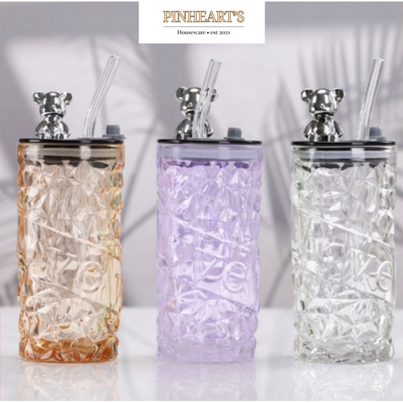 Jual GELAS SUSU/GELAS KOPI/GELAS TEH/MUG TINGGI 350ML DENGAN TUTUP ...