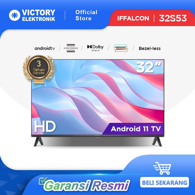 Jual NEW LAUNCH】TCL iFFALCON 32 inch Smart HD TV - Android 11 - Google ...