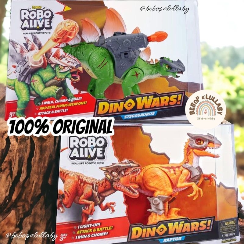 Jual ZURU ROBO ALIVE DINO STEGOSAURUS RAPTOR BISA JALAN BERSUARA ...