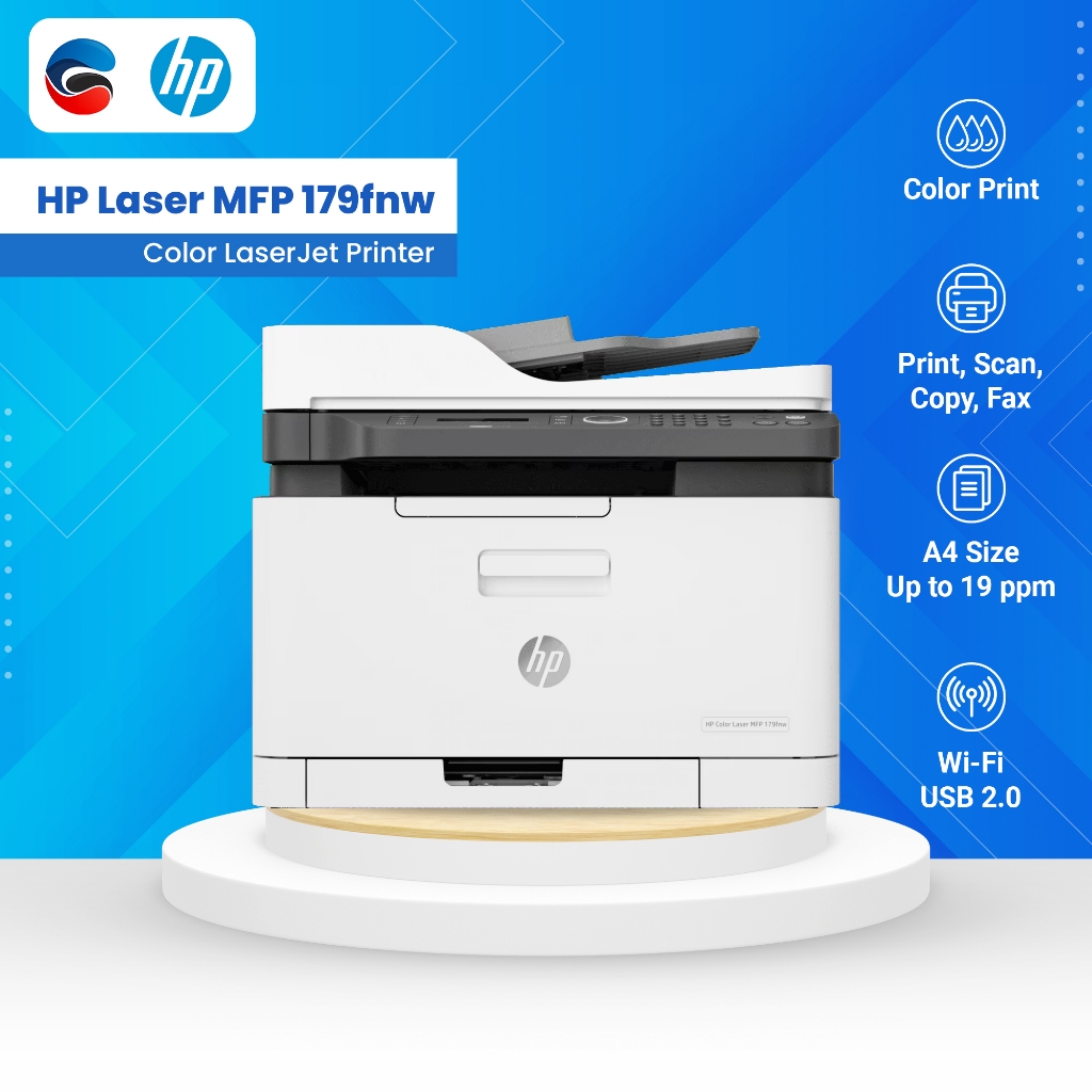 Jual HP Color Laser MFP 179fnw [4ZB97A ] | Shopee Indonesia