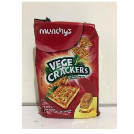 Jual Munchys Vege Crackers / Kraker rasa Sayur / Munchy's cracker 380g ...