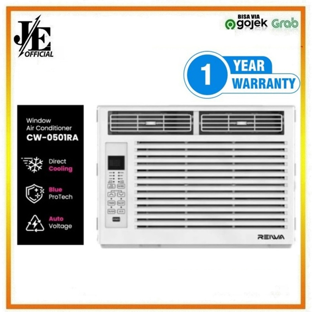 Jual Ac Reiwa Ac Window Reiwa 1/2 Pk Cw-0501ra 370 Watt | Shopee Indonesia