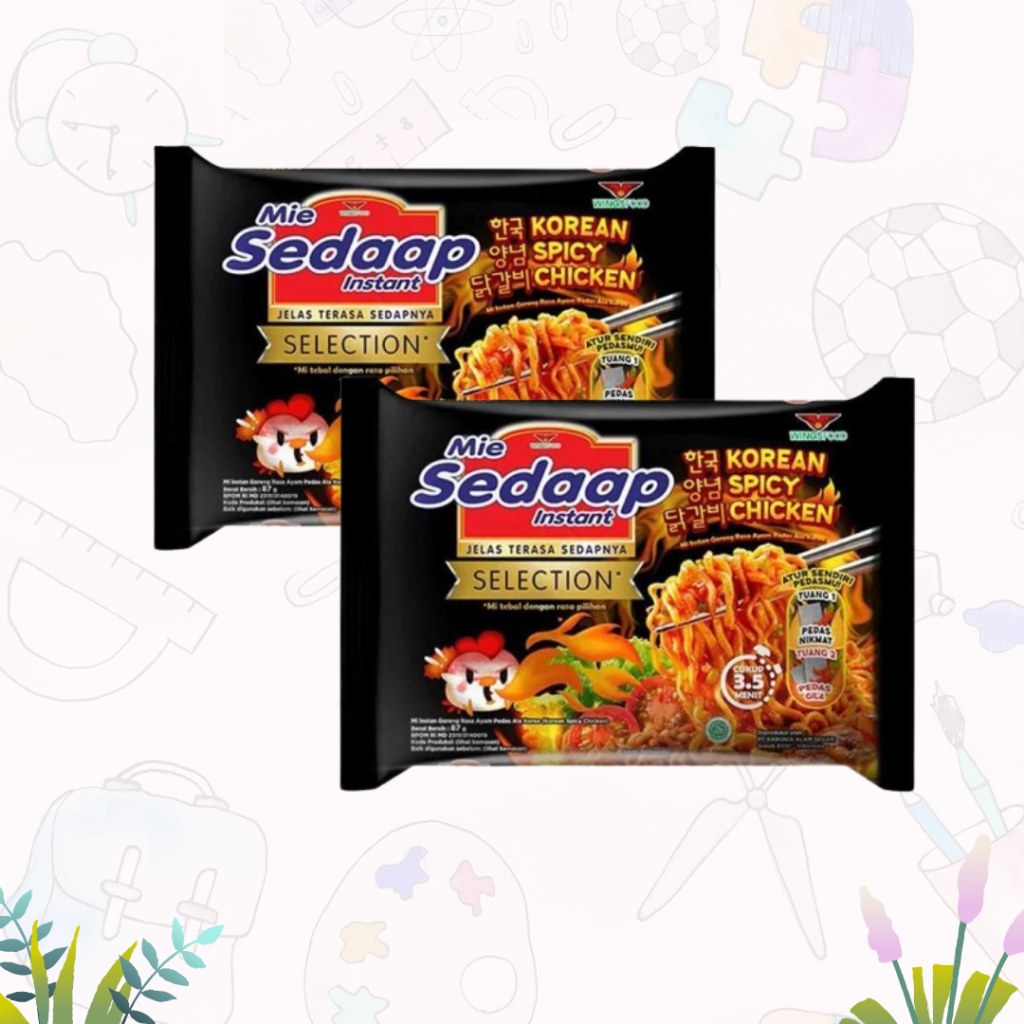 Jual MIE INSTAN GORENG/ SEDAAP MIE KOREAN SPICY CHICKEN 87 GR (PCS ...